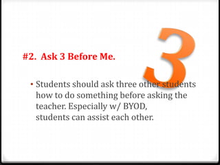 Classroom Management in a BYOD | PPTX