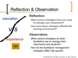 Classroom Management in Higher Education | PPTX