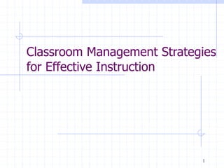classroom management INSET.ppt