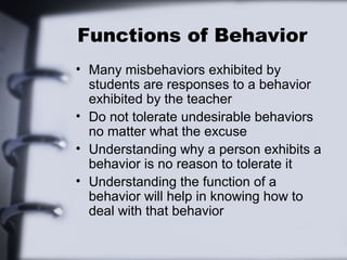 Classroom management lecture | PPT