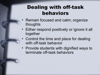 Classroom management lecture | PPT