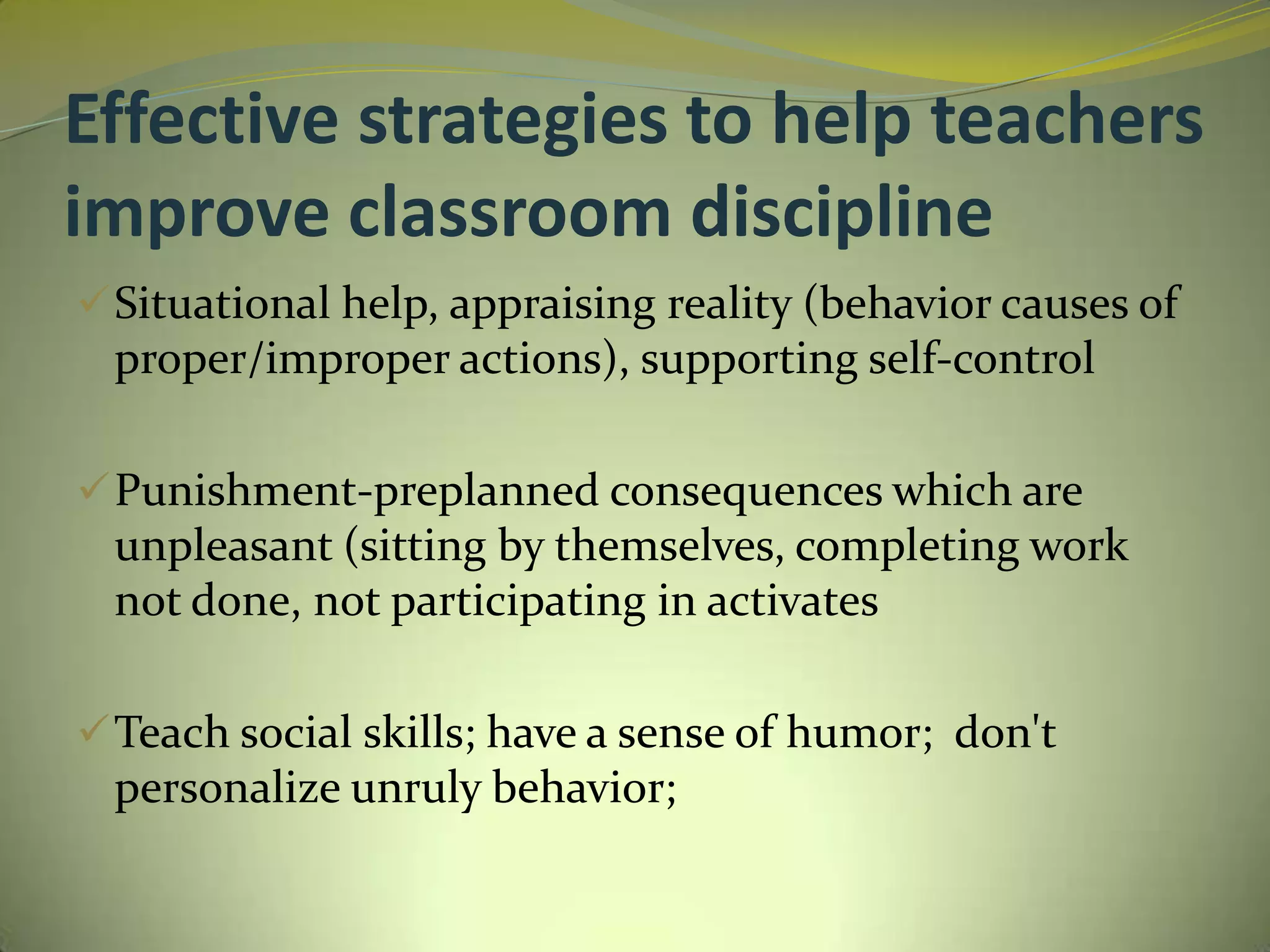 Classroom management mjm ppt3 | PPTX