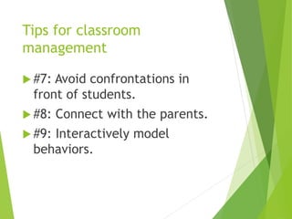 Classroom management new | PPT