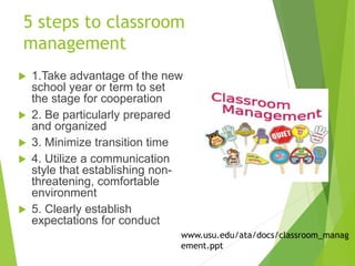 Classroom management new | PPT
