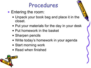 Classroom management plan | PPT