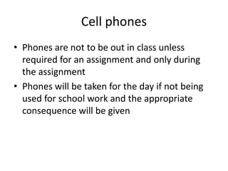 Classroom management plan | PPT