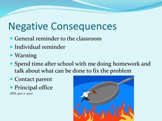 Classroom Management Plan Final | PPT