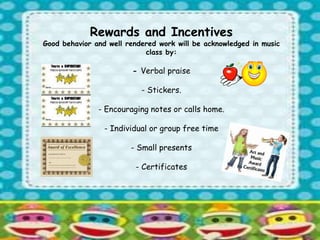 Classroom management plan | PPSX