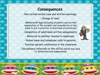 Classroom management plan | PPSX