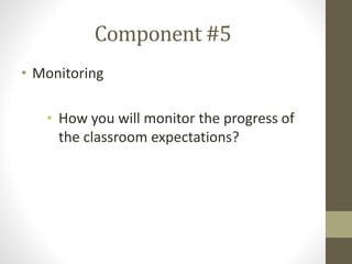 Classroom Management Plan | PPT