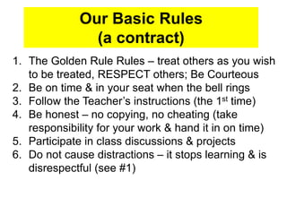 Yak's Classroom Management Plan (draft) | PPT