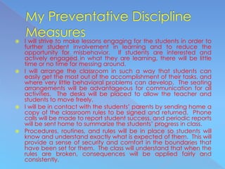 Classroom management plan power point | PPTX