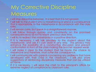 Classroom management plan power point | PPTX