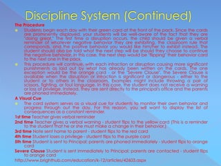 Classroom management plan power point | PPTX