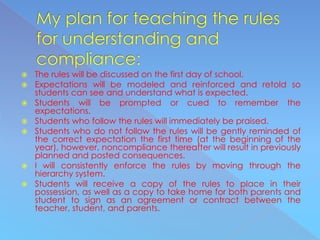 Classroom management plan power point | PPTX
