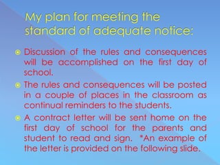 Classroom management plan power point | PPTX