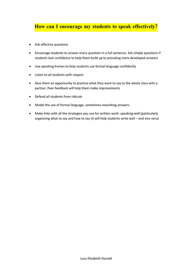Classroom Management Policy | DOC | Secondary Education | Education