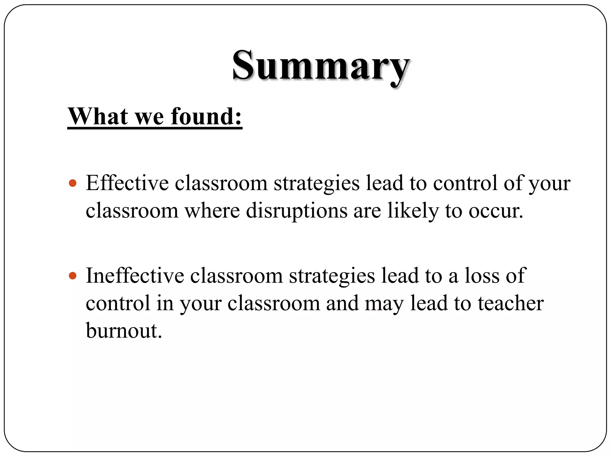 Classroom Managment Powerpoint | PPTX