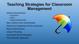 Classroom Management | PPT