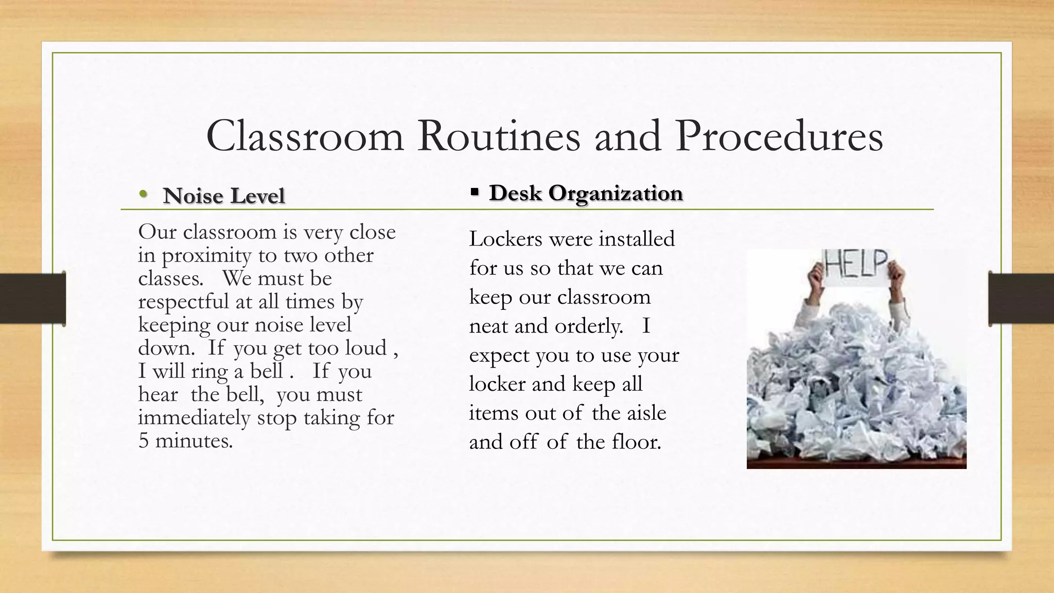 Classroom management power point presentation | PPTX | Homework and ...