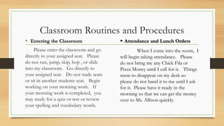 Classroom management power point presentation | PPTX | Homework and ...
