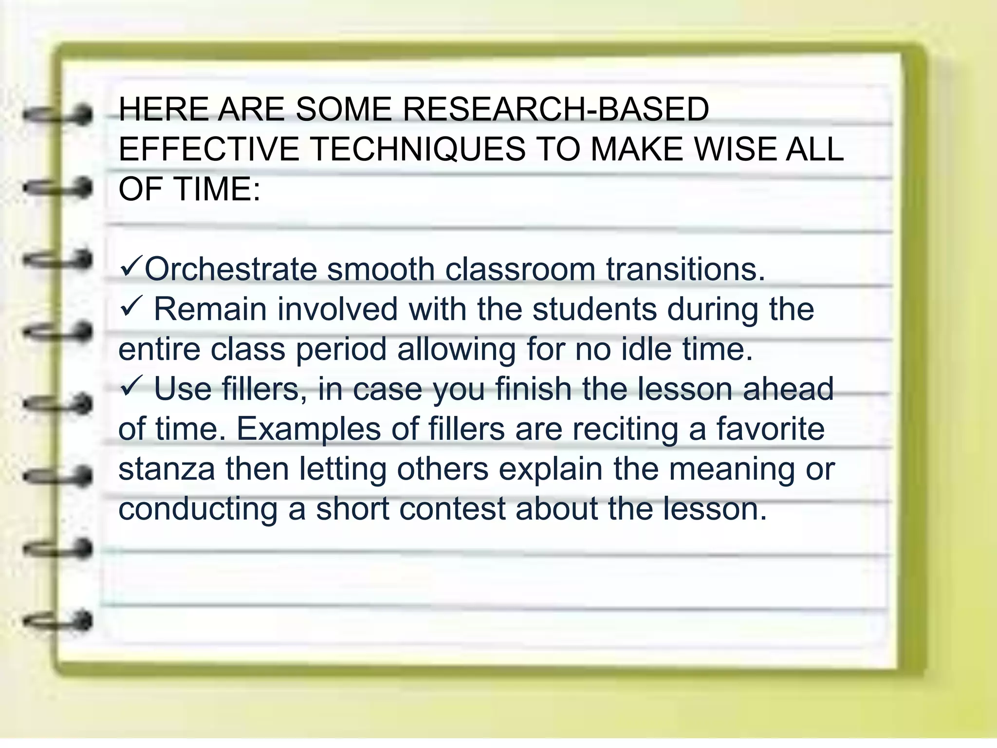 Classroom management ppt 1 | PPTX