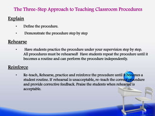 Classroom Management Practices | PDF