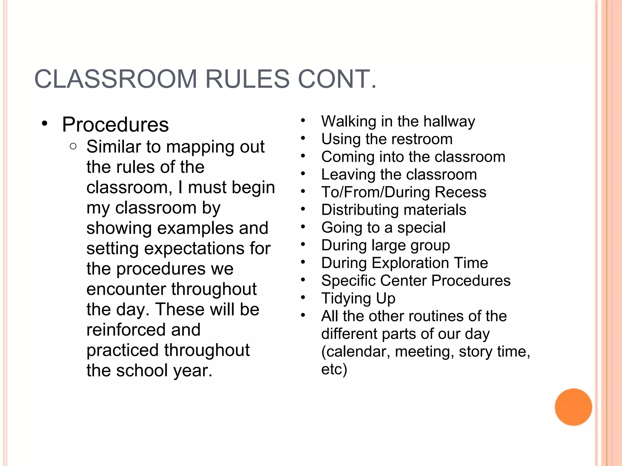Classroom Management Presentation | PPT