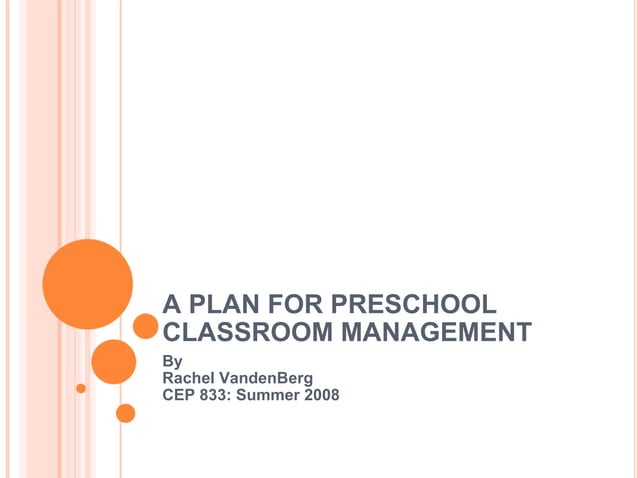 Classroom Management Presentation | PPT