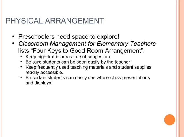Classroom Management Presentation | PPT