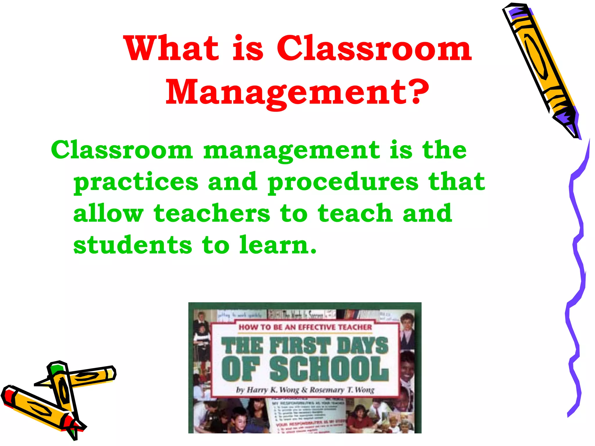 Classroom management presentation nov 20th | PPT