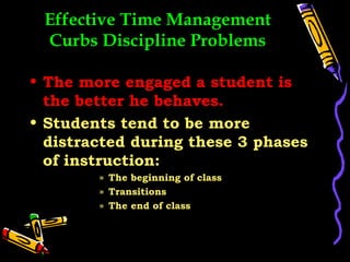 Classroom management presentation nov 20th | PPT