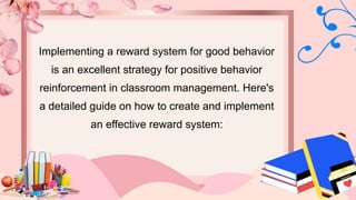 CLASSROOM MANAGEMENT REWARD in classroom management.pptx