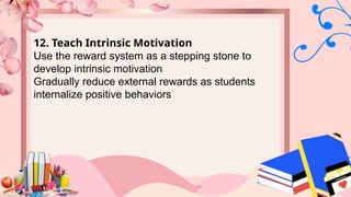 CLASSROOM MANAGEMENT REWARD in classroom management.pptx