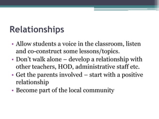 Classroom management strategies | PPTX