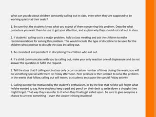 Classroom Management Strategies | PPTX