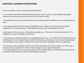 Classroom Management Strategies | PPTX