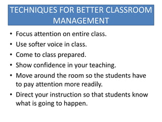 Classroom management strategies | PPT