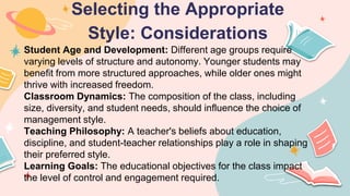Classroom management styles.pptx
