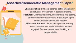 Classroom management styles.pptx