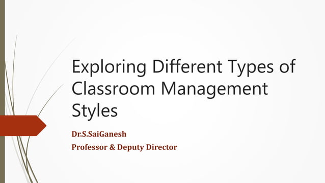 Classroom Management Styles1.pptx