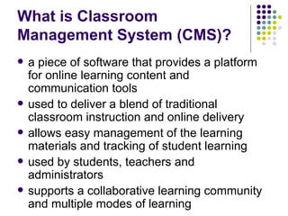 Classroom Management Systems | PPT | Web Development | Internet