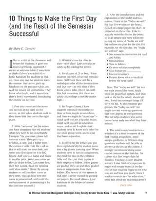 Classroom management techniques | PDF