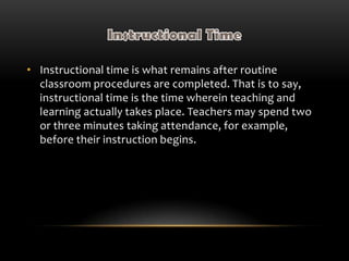 Classroom management techniques | PPTX