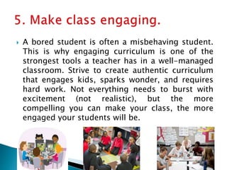 Class room management techniques | PPTX