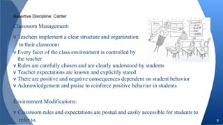 Classroom management theories 3 | PPT | Educational Assessment | Education