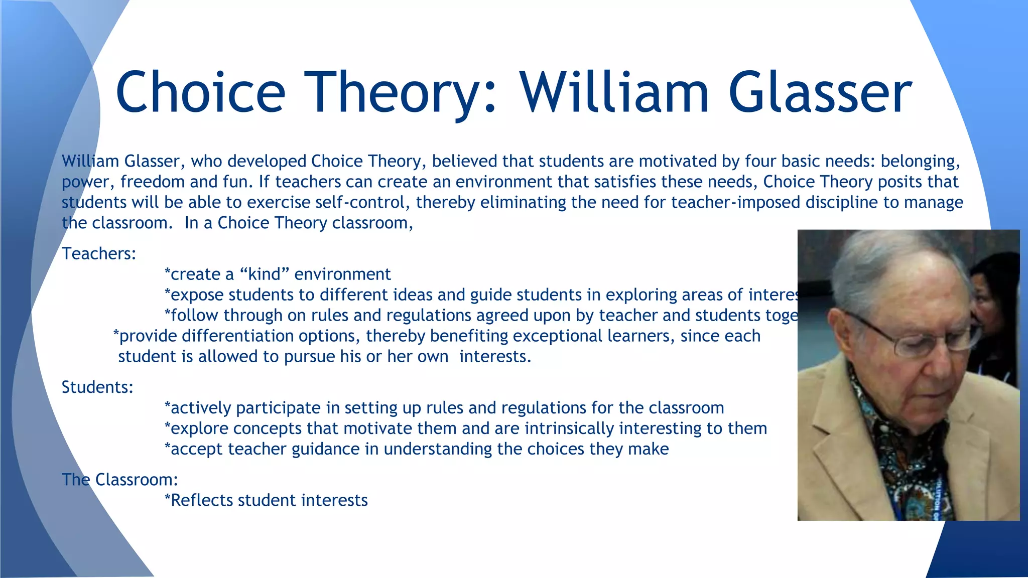 Classroom management theories (1) | PPTX