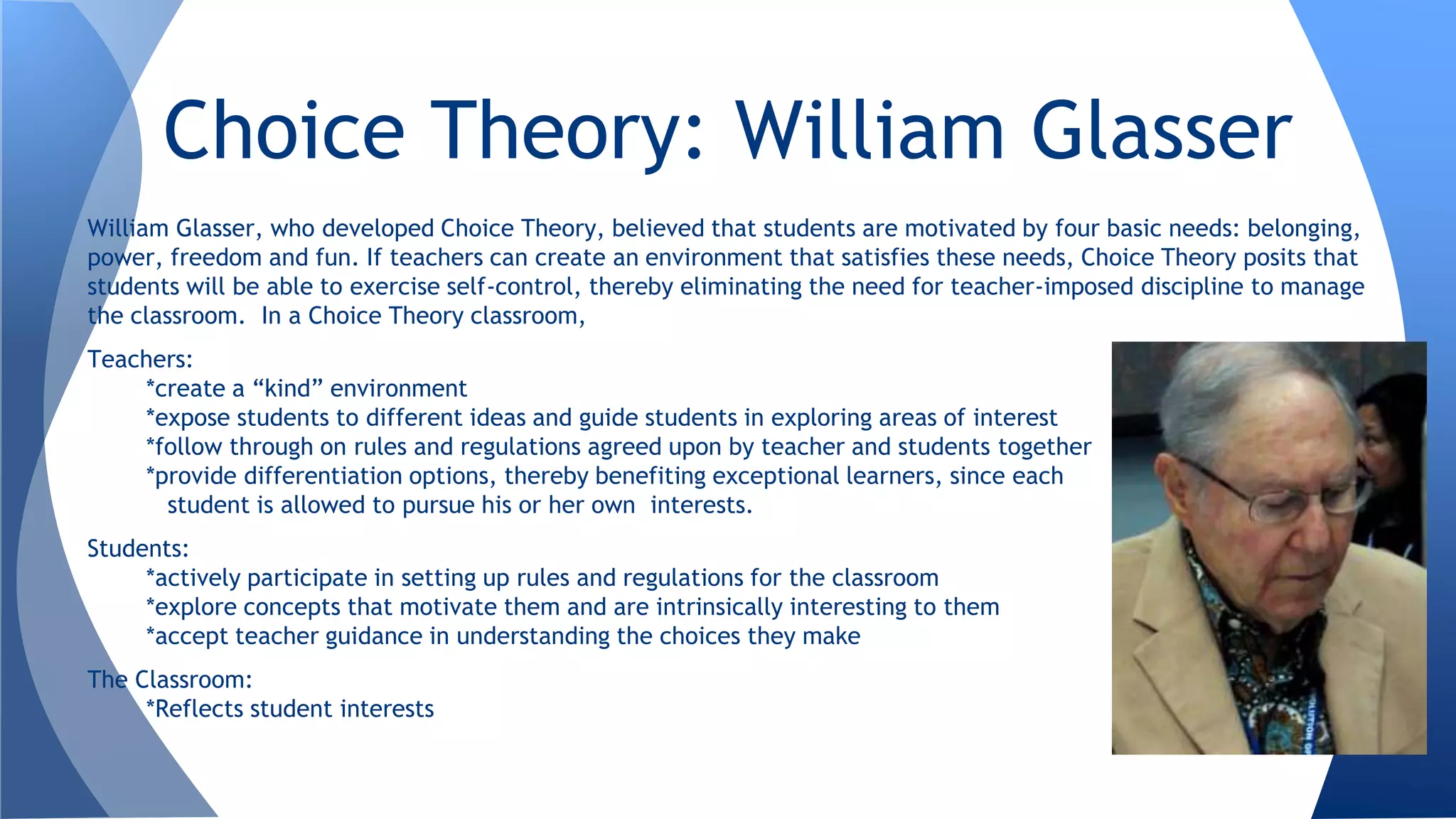 Classroom management theories (2) | PPTX