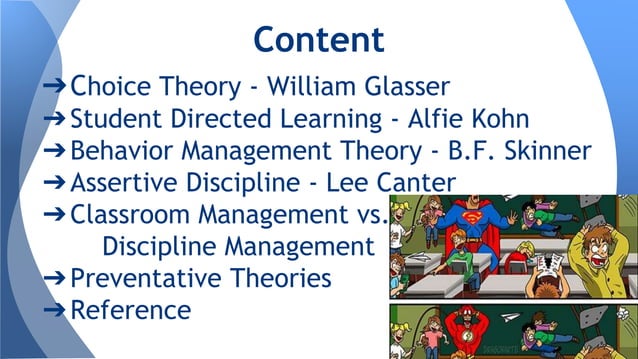 Classroom management theories (2) | PPTX