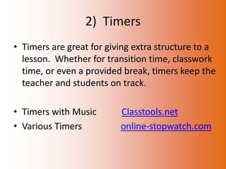 Classroom management tools | PPT